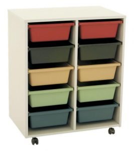 Laminate Tote Box Trolley - State Furniture